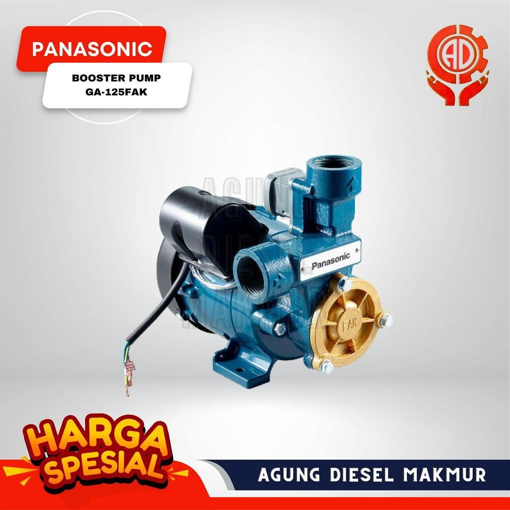 Jual Panasonic Booster Pump Pompa Air Pendorong Listrik GA-125 FAK ...