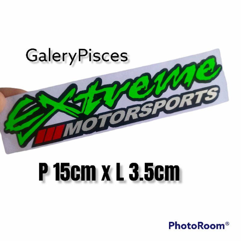 Jual stiker motor keren sticker cutting extreme Motorsport | Shopee ...