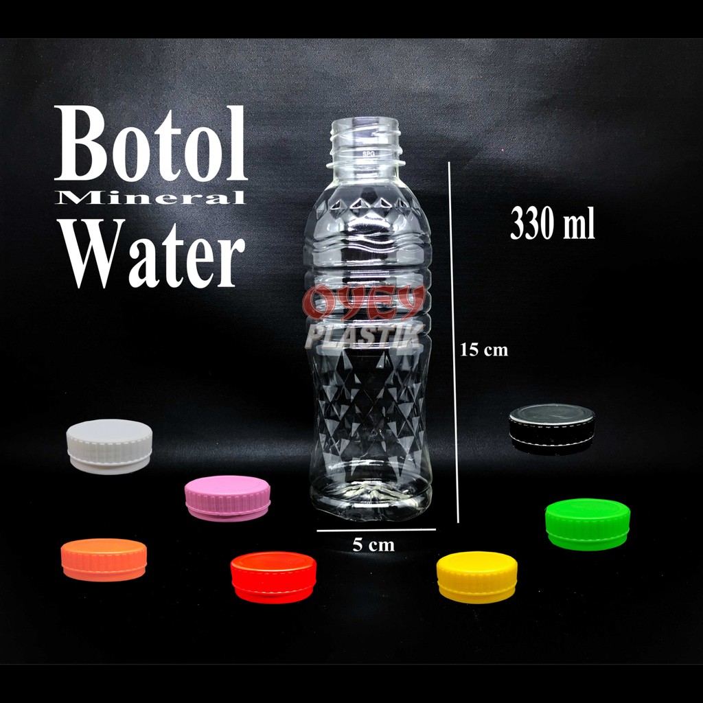 Jual Botol air mineral/botol minuman plastik ukuran 330 ml isi 104 pcs ...