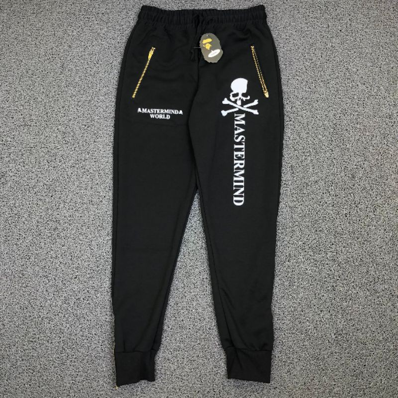 Jual JOGGER A BATHING APE BAPE X MASTERMIND ZIPPER FEET LOGO PRINTED ...