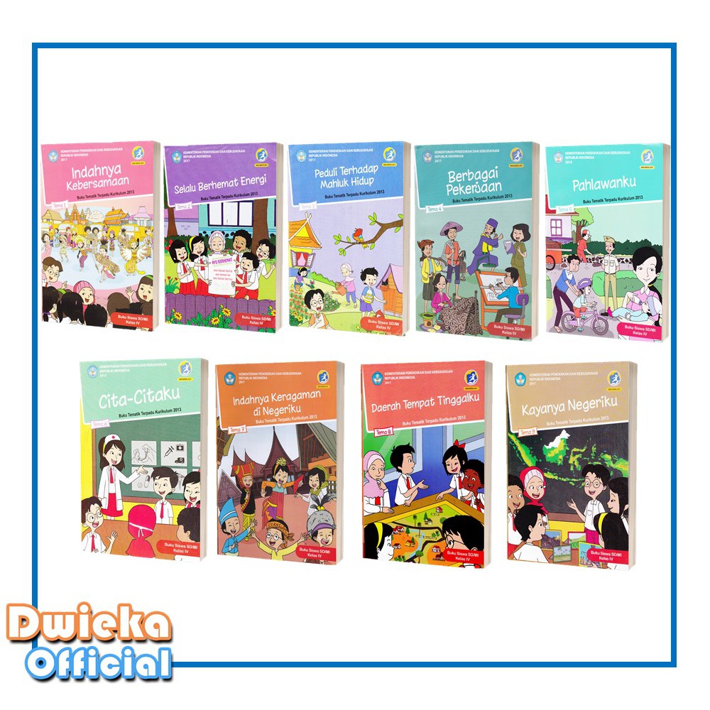Jual Buku Tematik Sd Kelas 4 Tema 1 2 3 4 5 6 7 8 9 Agama Islam Diknas
