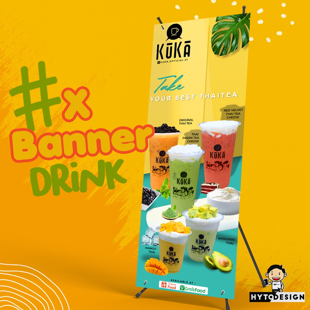 Jual CETAK DAN DESAIN X BANNER | Shopee Indonesia