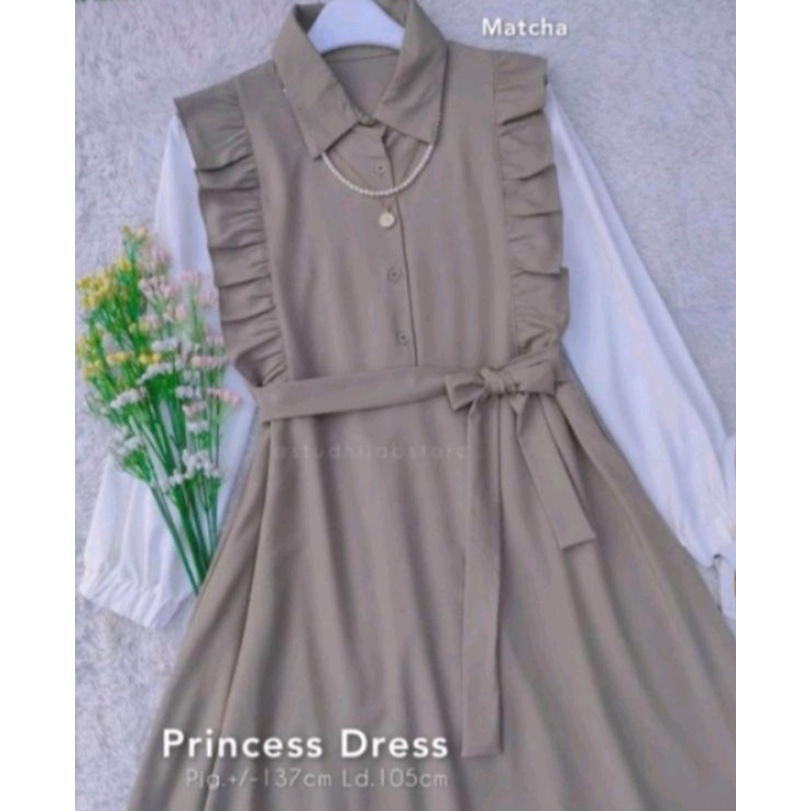 Jual PRINCES dress [COD] bayar di tempat//size S,M,L,XL//gamis wanita//gamis muslimah//gamis ...