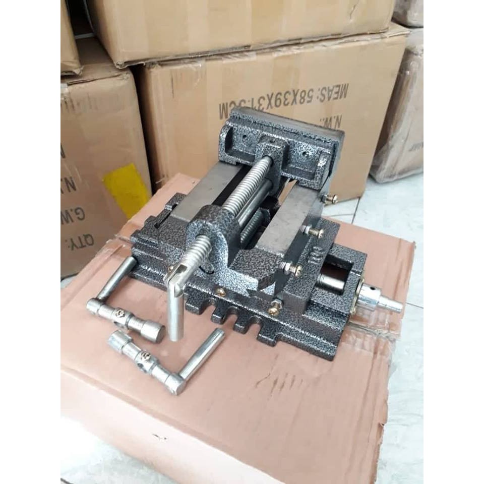 Jual Ragum cross 3" ALDO catok silang bench cross vise mesin bor frais ...