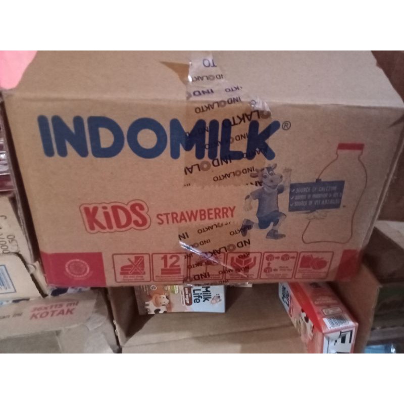 Jual Indomilk Susu UHT ( 1 Karton 24 Pcs x 190ml ) | Shopee Indonesia