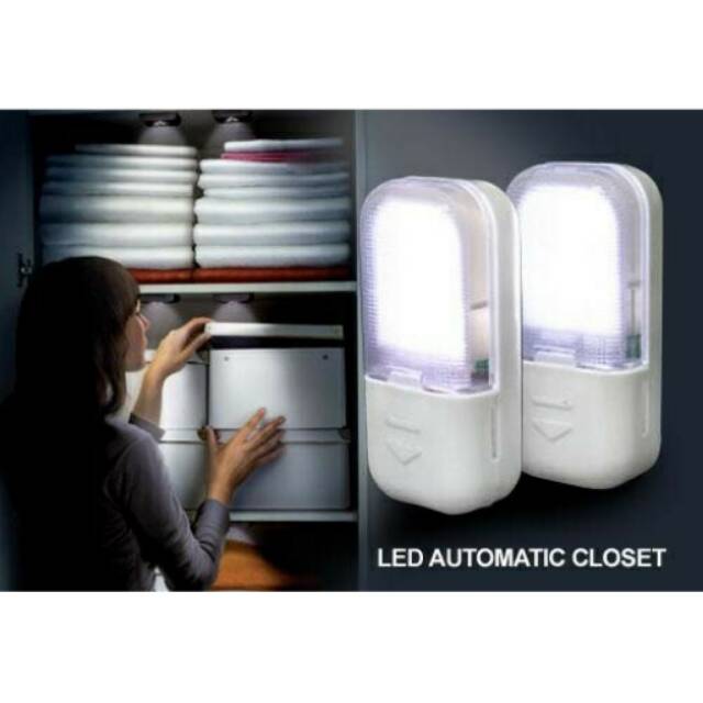Jual LED AUTOMATIC CLOSET LIGHT YL 358/ Lampu Lemari Otomatis | Shopee ...