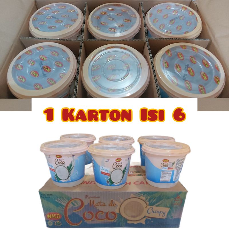 Jual Inaco Nata De Coco Crispy Sekarton 6 Ember Grosir | Shopee Indonesia