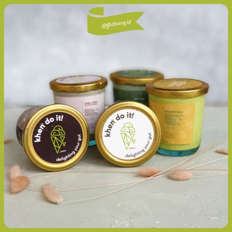 Jual Ice Cream Gelato Grassfed Cow Milk Khen (Es Krim Natural) | Shopee ...