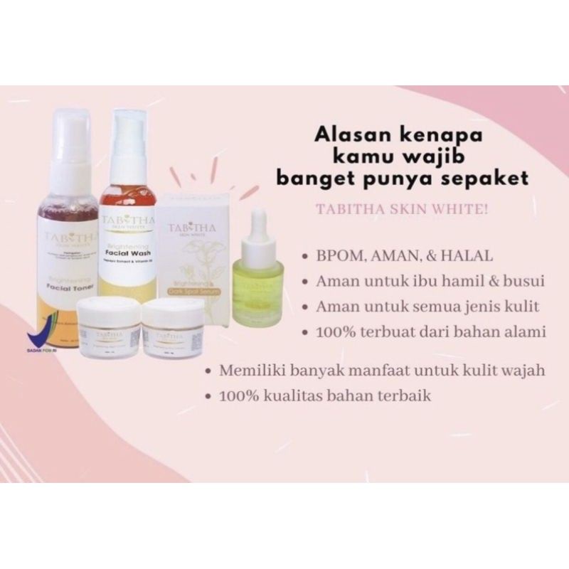 Jual Tabitha skin white bpom paket lengkap / paket tabitha skin white ...