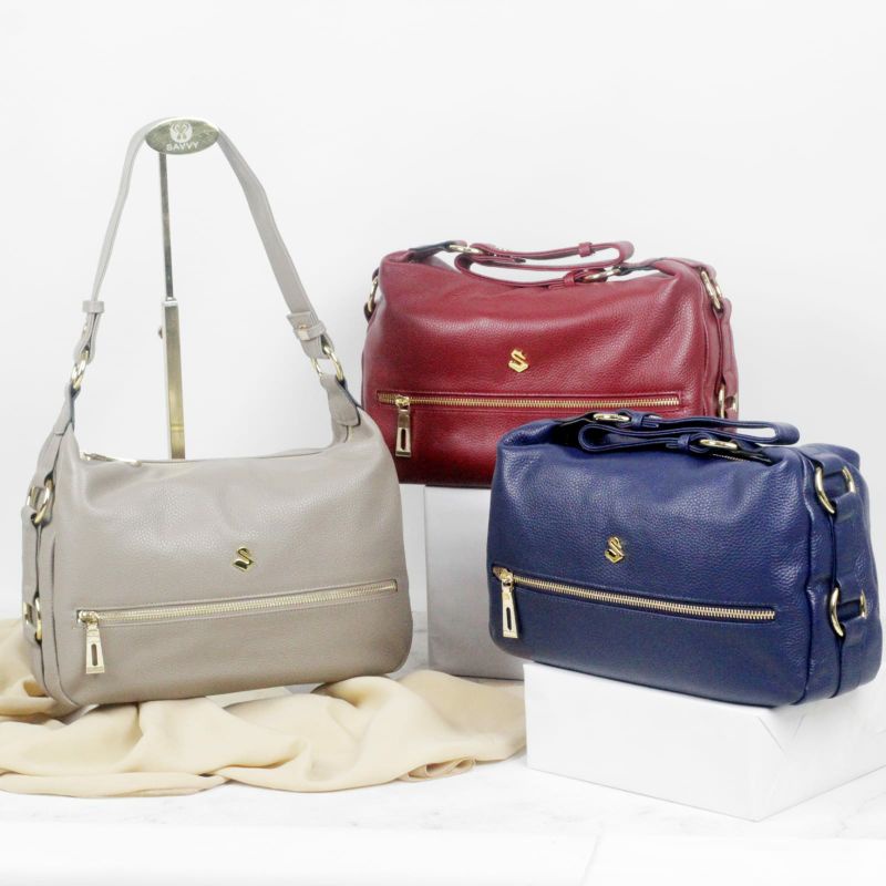 Jual Tas Kulit Asli Savvy Leather 8365 Tas kulit Asli wanita | Shopee ...