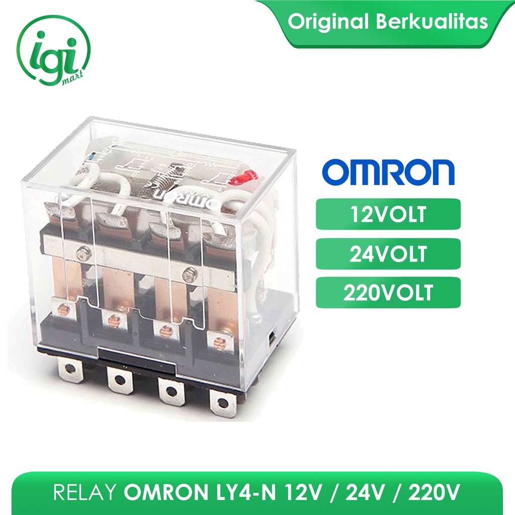 Jual RELAY LY4 12V OMRON / RELAY LY4N OMR 24V / RELAY LY4-N 220V OM 14 ... Jual RELAY LY4 12V OMRON / RELAY LY4N OMR 24V / RELAY LY4-N 220V OM 14 ...
