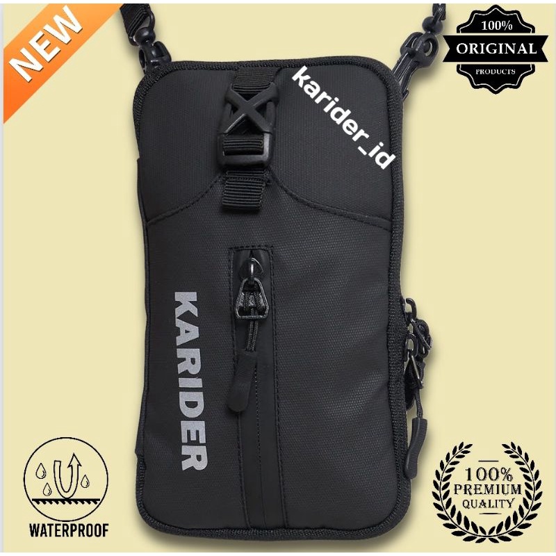 Jual tas hp karider slempang bisa di sabuk bisa di leher real pict 100% ...