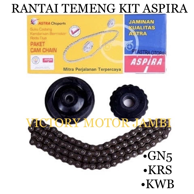 Jual RANTAI TEMENG KIT SUPRA GRAND 84L FITNEW 88L REVO ABS 90L ASPIRA ...
