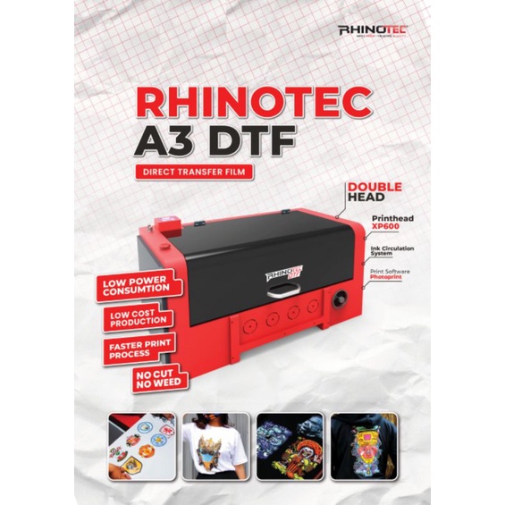 Jual mesin sablon dtf rhinotech a3 new | Shopee Indonesia