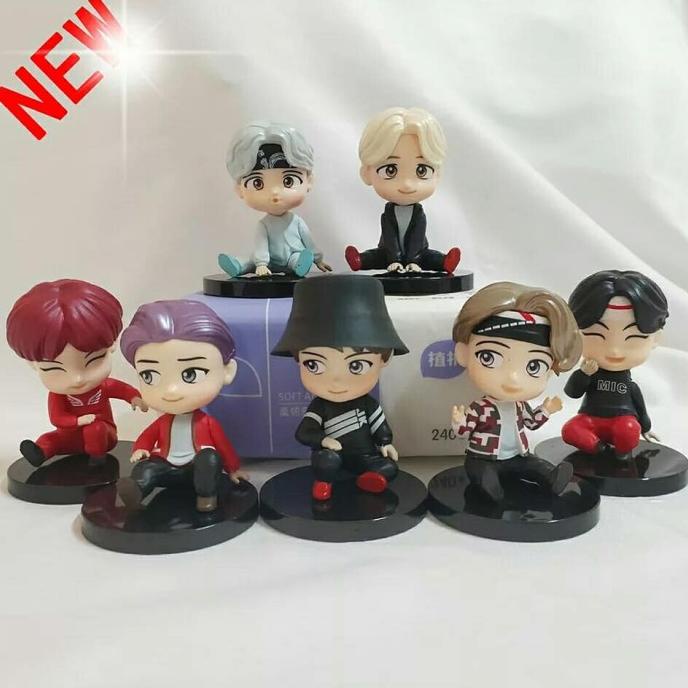 Jual ACTION FIGURE BTS BT21 ARMY BANGTAN BOYS KPOP IDOL MODEL TOPPER CAKE - | Shopee Indonesia