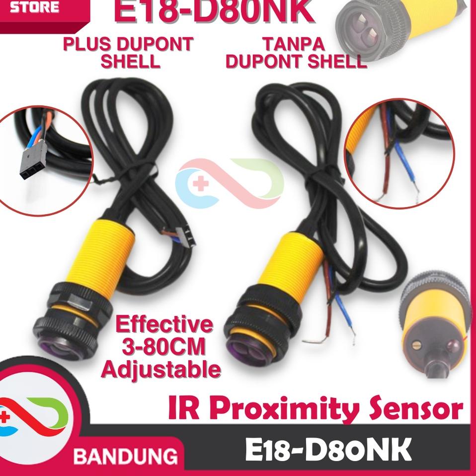 Jual IDJ4v9U--E18-D80NK SENSOR JARAK ADJUSTABLE INFRARED SENSOR SWITCH ...