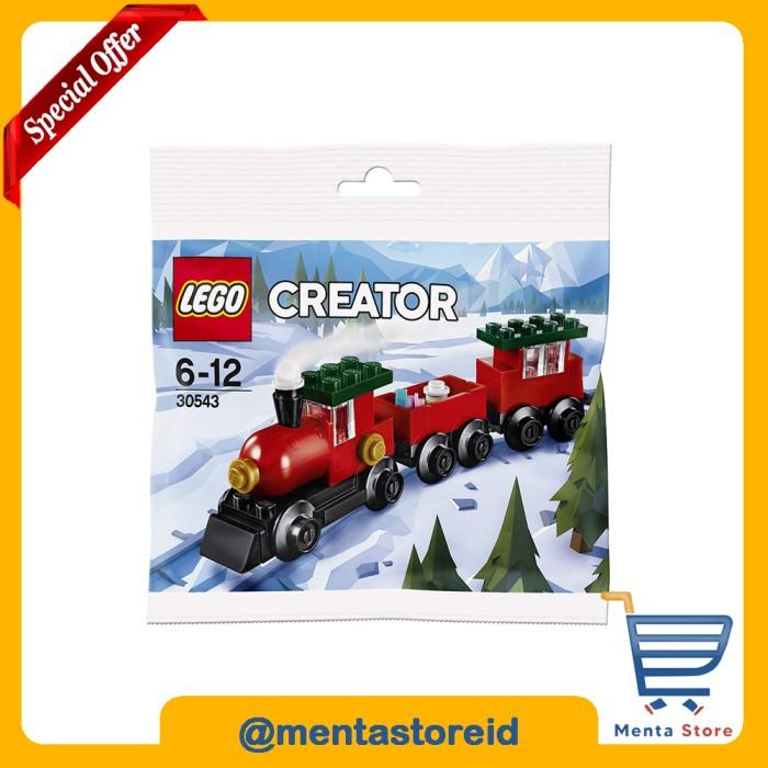 Jual Brick Block Lego Polybag 30543 Christmas Train Creator Mainan Kereta Api Natal Ori | Shopee ...