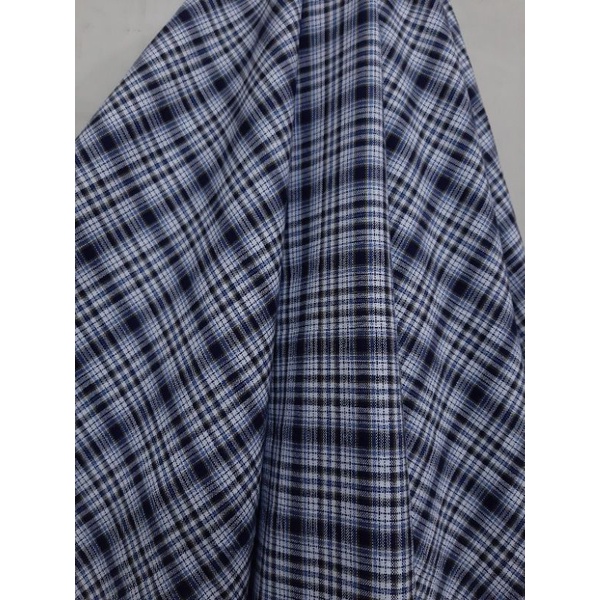 Jual Kain Kotak Yarndyed per 25 cm =10.500 , minimal pesanan 1 meter ...