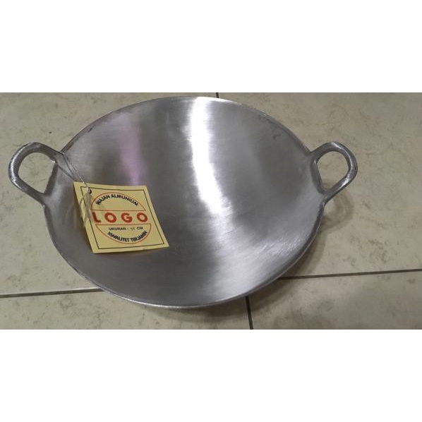 Jual Kuali Aluminium Tebal Cap Logo 60Cm (Actual 56Cm) / Wajan Tebal ...