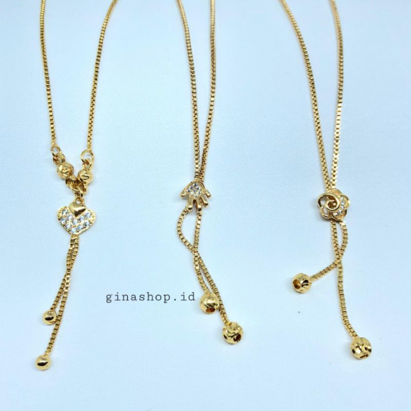 Jual Kalung Anak Anak Kalung Koye Permata Bahan Xufing Anti Karat Gold ...