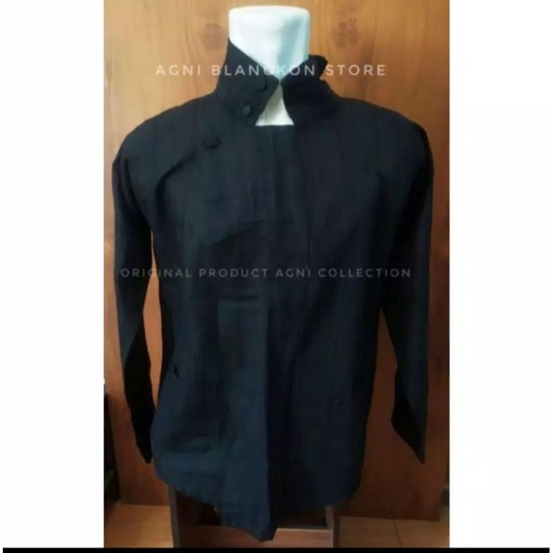 Jual SURJAN TENUN HITAM POLOS DEWASA | Shopee Indonesia