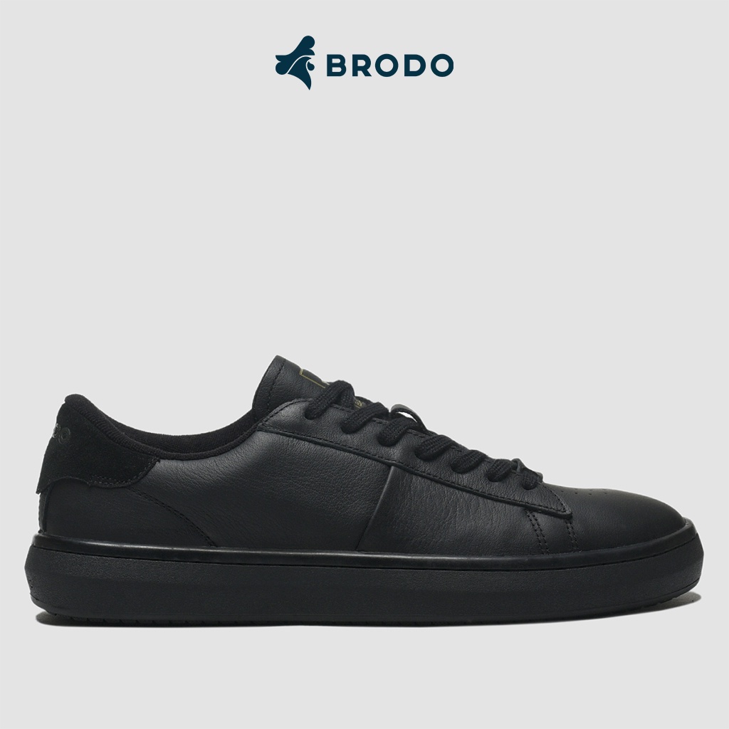 Jual BRODO - Sneakers Classic Campo Full Black | Shopee Indonesia