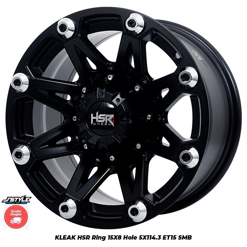 Jual VELG MOBIL TERIOS X-TRAIL INNOVA HSR KLEAK RING 15X8 PCD 5X114,3 ...