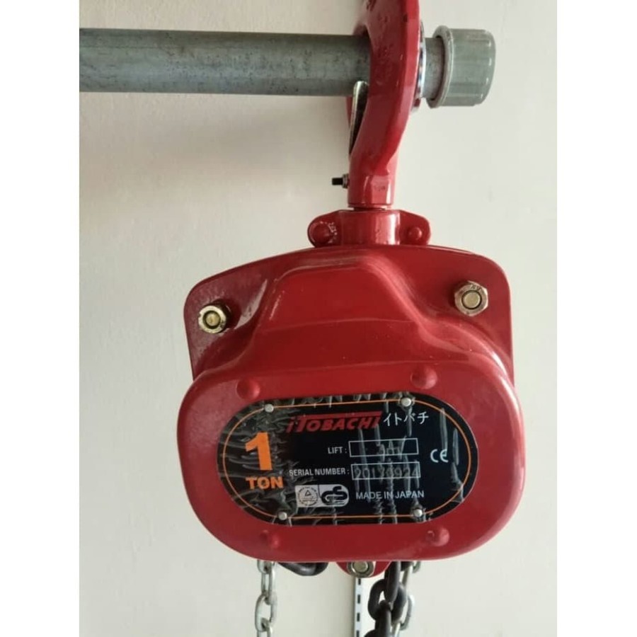 Jual ITOBACHI CHAIN BLOCK 1 TON 7 METER - TAKEL 1 TON 7 METER | Shopee ...