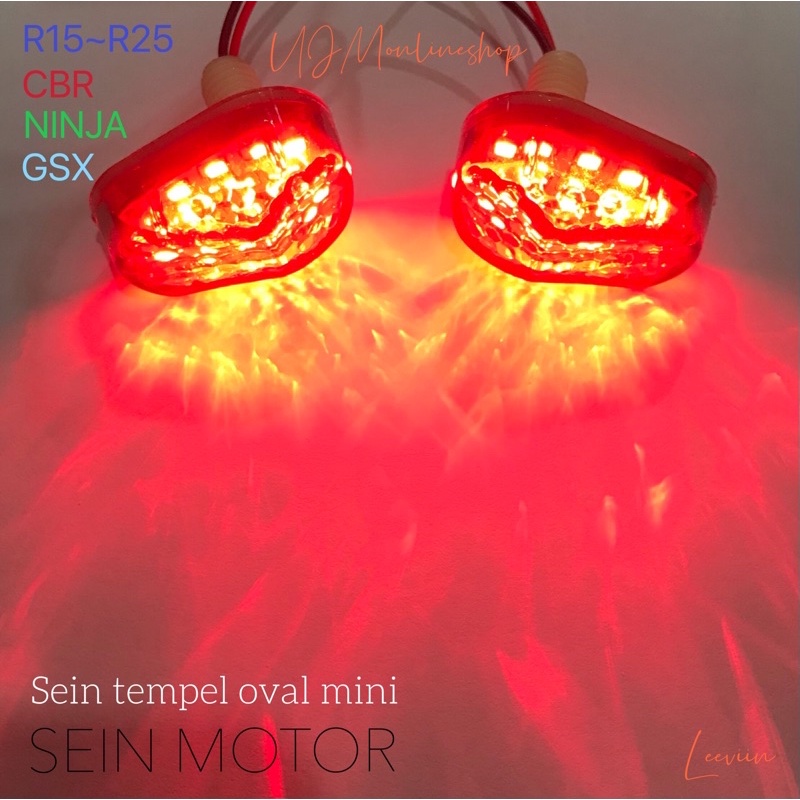 Jual Sein Tempel Lampu Sen Tempel LED Kotak GMA TST Buat R15 V3/Cbr150r/Gsx150/R25/R15 V2 ...