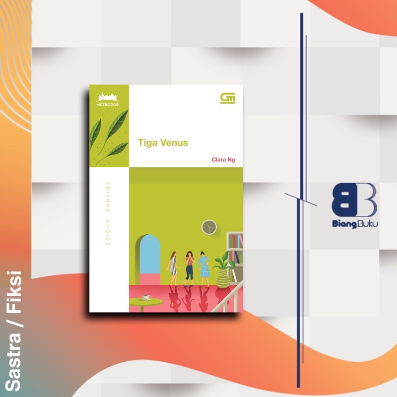 Jual Buku Novel Clara Ng Metropop: Tiga Venus Ori Gramedia Baru Segel ...