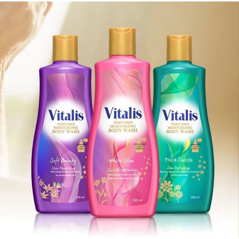 Jual vitalis body was botol 200 ml | Shopee Indonesia