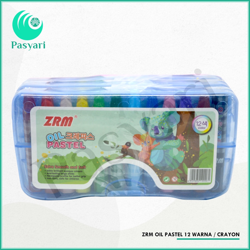 Jual Zrm Oil Pastel 12 Warna / Crayon | Shopee Indonesia