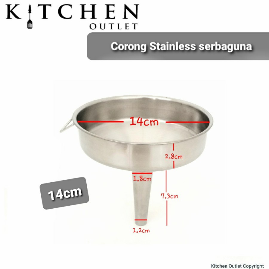Jual Corong Stainless Serbaguna / Saringan Corong | Shopee Indonesia