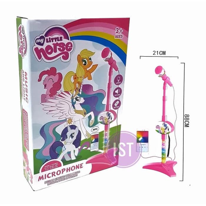 Jual ID MICROPHONE LITTLE PONY No.8027A - MICROPHONE ANAK MP3 | Shopee ...