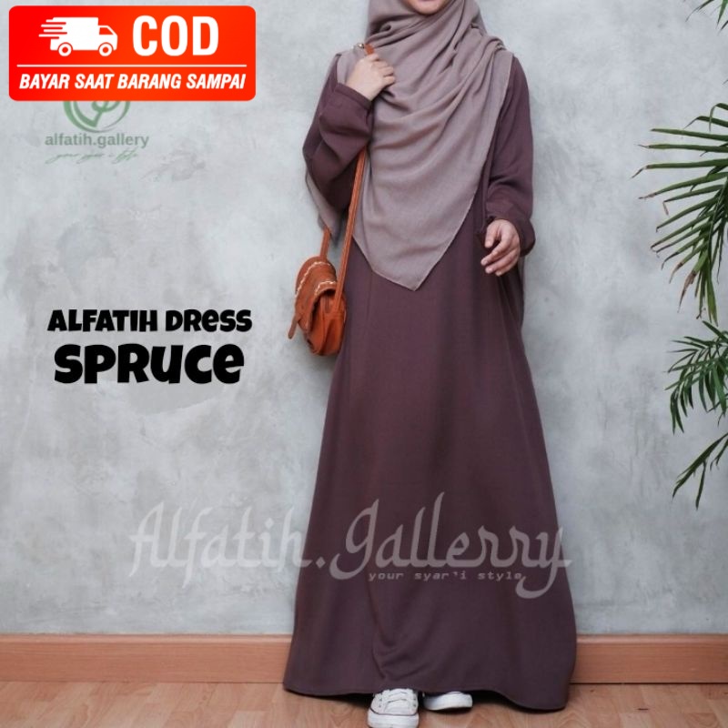 Jual gamis polos simpel ityCrape premium | gamis polos simpel terlaris ...