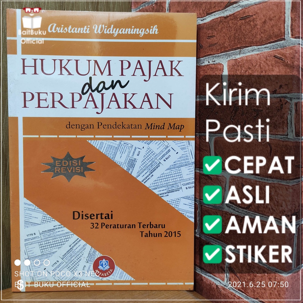 Jual Hukum Pajak dan Perpajakan dengan Pendekatan Mind Map Ed Revisi ...