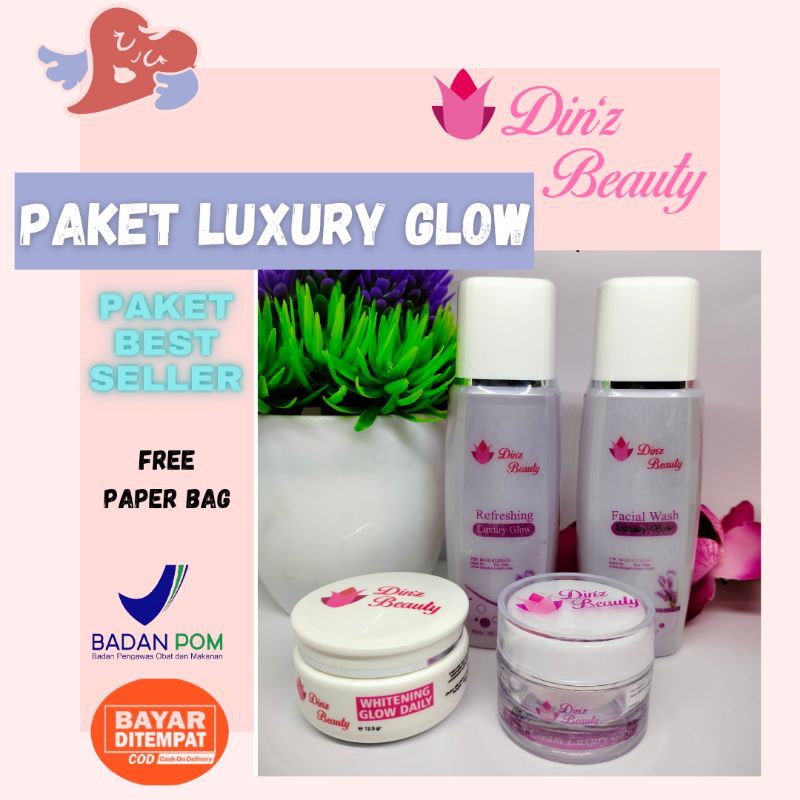 Jual PAKET LUXURY GLOW DINZ BEAUTY | Shopee Indonesia