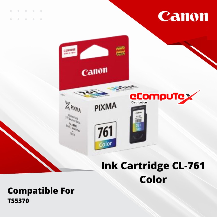 Jual CARTRIDGE CANON CL-761 COLOR / TINTA CATRIDGE CANON CL761 COLOUR ...