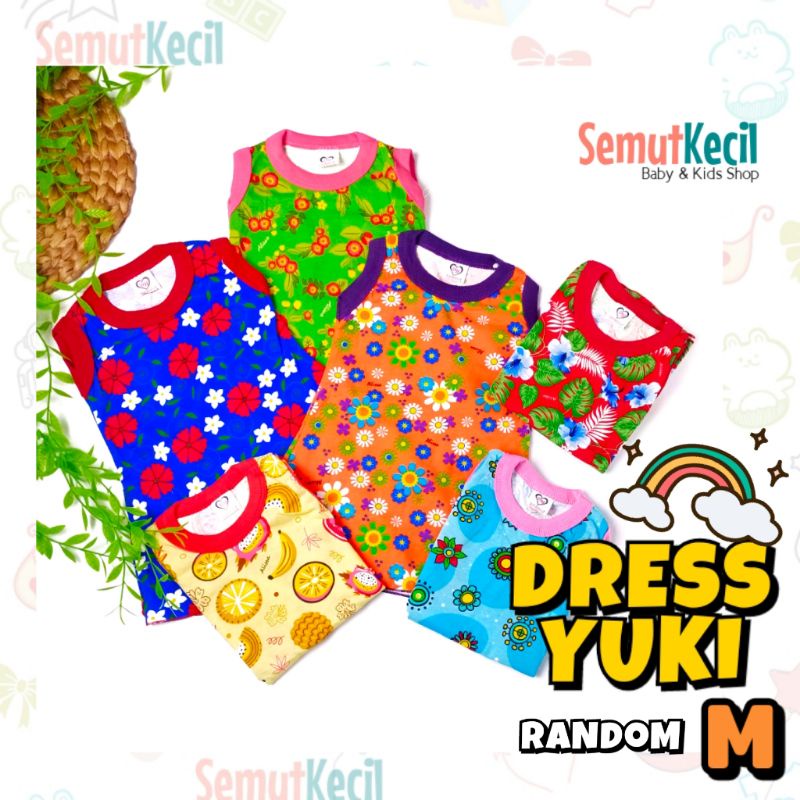 Jual TokoSemutKecil 9-18 Bulan RANDOM Daster Bayi YUKI Size M Baju ...