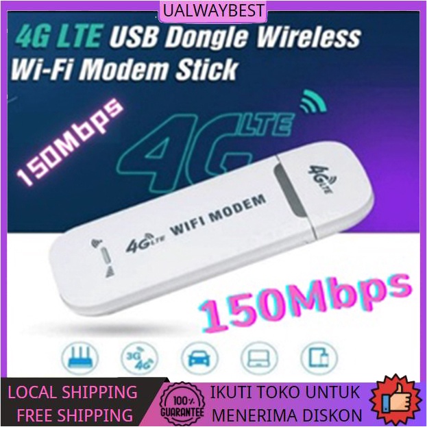 Jual Modem 4G LTE Speed 150Mbps Travel USB Sim Card WiFi MODEM DONGLE USB HOTSPOT WIFI 4G UNLOCK ...