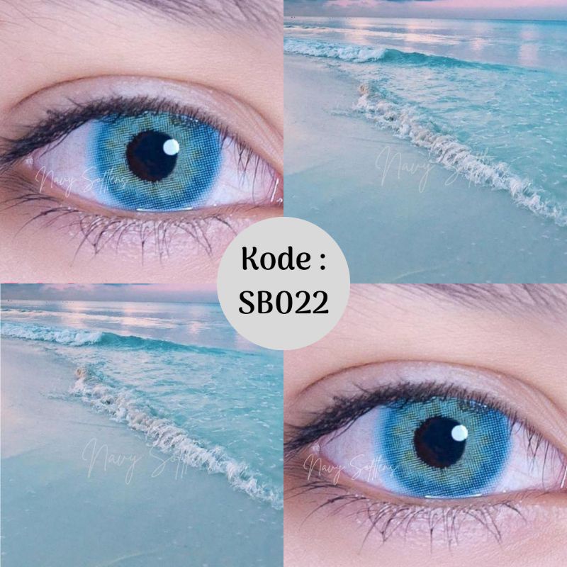 Jual [ Free Case + Air 60ml ] SB022 / SOFTLENS biru / Softlens Light ...