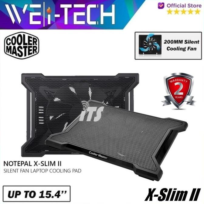 Jual Cooler Master Notepal X-SLIM II Notebook Cooler Fan Laptop Cooling ...