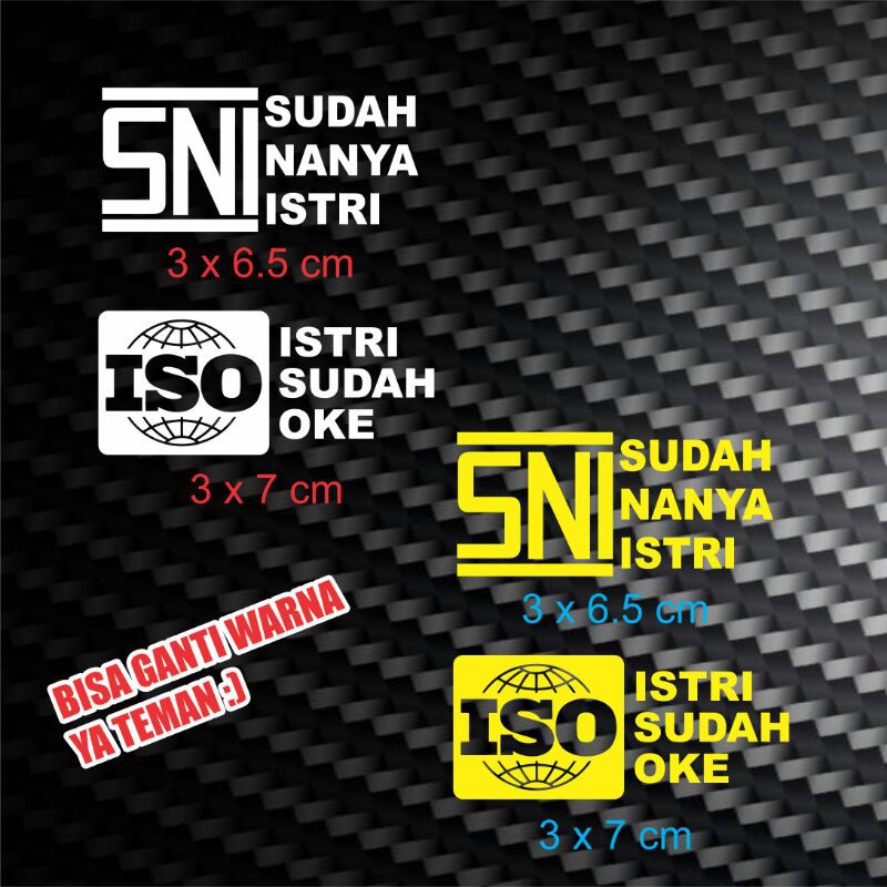 Jual Sticker sepeda - stiker SNI ISO | Shopee Indonesia