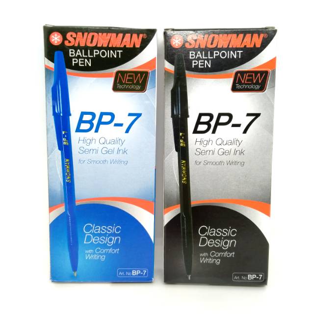 Jual Pulpen Snowman BP-7 / Pack | Shopee Indonesia