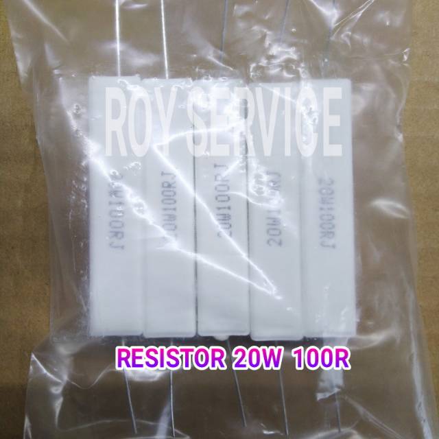 Jual Resistor 100 Ohm 20 W / R100 20W / 100R 20W | Shopee Indonesia