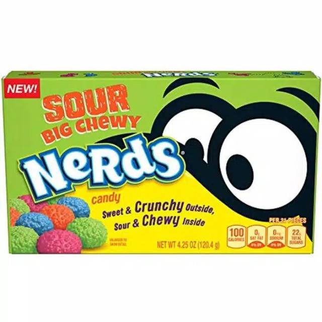 Jual Sour Big Chewy Nerds Candy Permen Lunak Asam Manis Crunchy Chewy ...