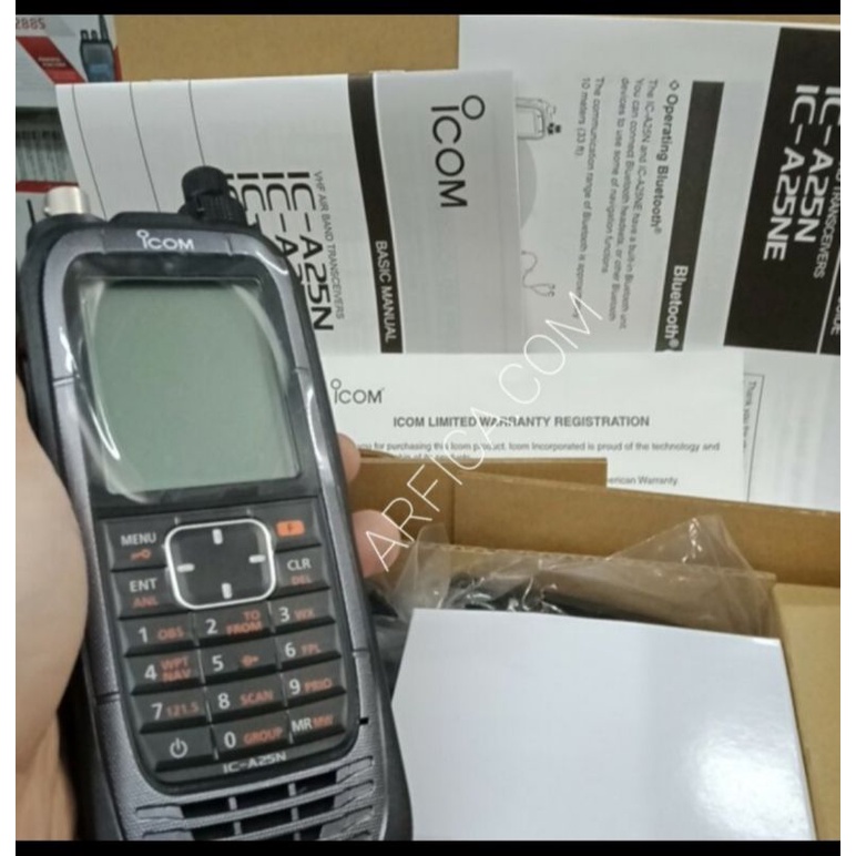 Jual JUAL HT ICOM IC-A25N AIR BAND VHF ORI ICOM AIR BAND IC A25N ...