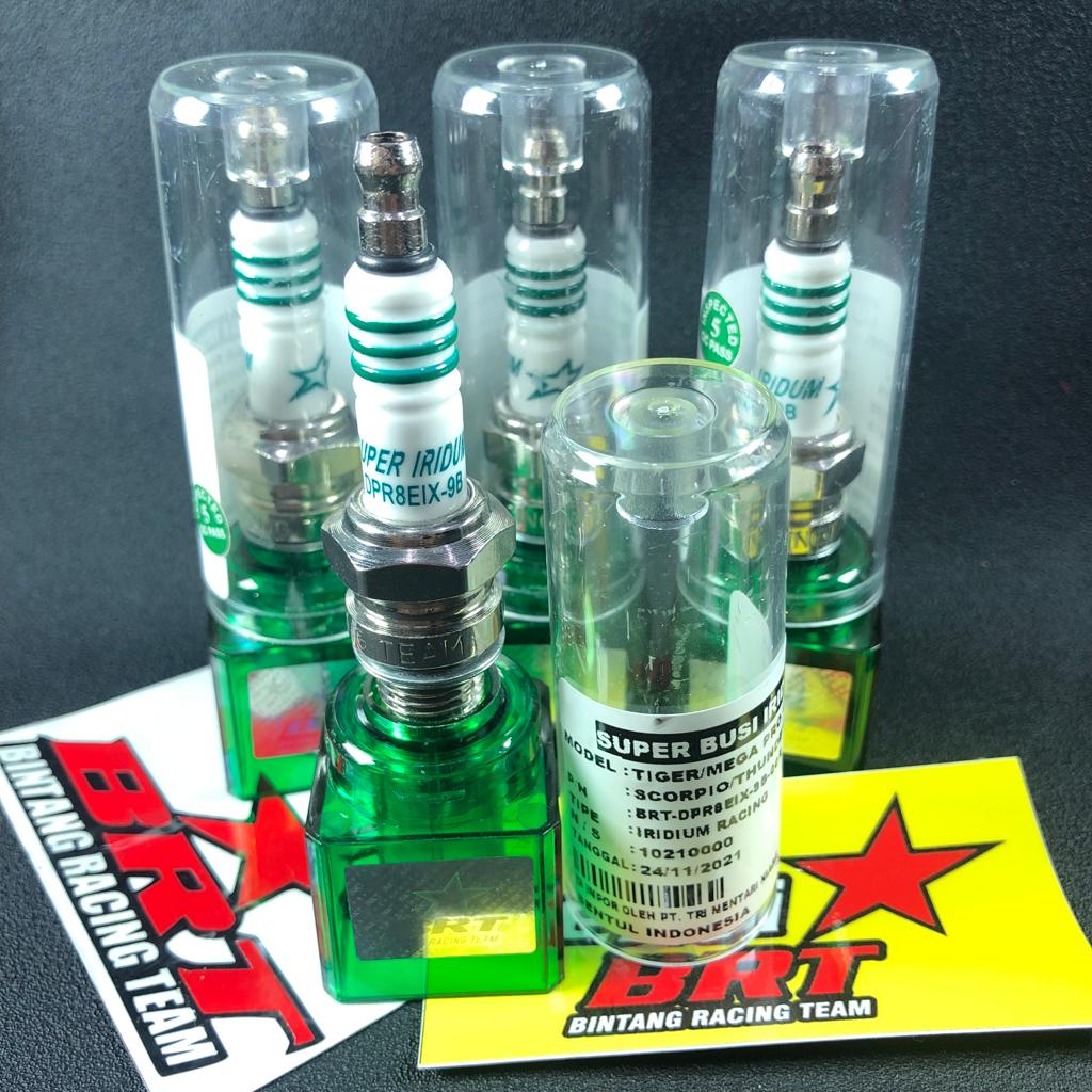 Jual Busi Racing BRT IRIDIUM Plus Tiger GL Pro Max CB Megapro Thunder Scorpio | Shopee Indonesia