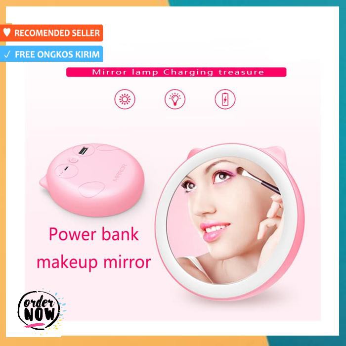 Jual POWERBANK MAKEUP MIRROR LAMP LAMPU CERMIN MAKE UP | Shopee Indonesia