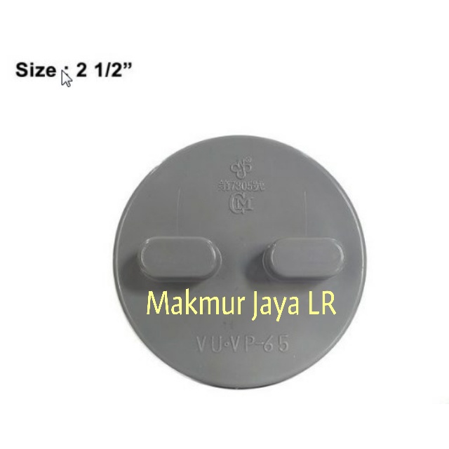 Jual Clean Out 2 1/2" 2,5 21/2 inch PVC TAIWAN Tutup Septic Tank ...